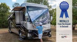 Class A RV Windshield Shade | Magne Shade