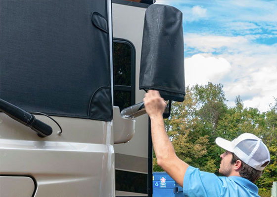 Magne Shade | Custom magnetic sunshades for RVs