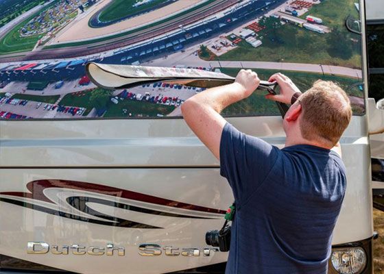 Magne Shade | Custom magnetic RV window shades