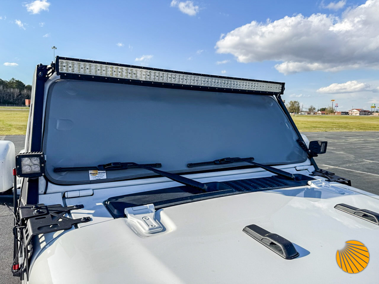 Magne Shield™ Windshield Cover for Tow Vehicles by Magne Shade®